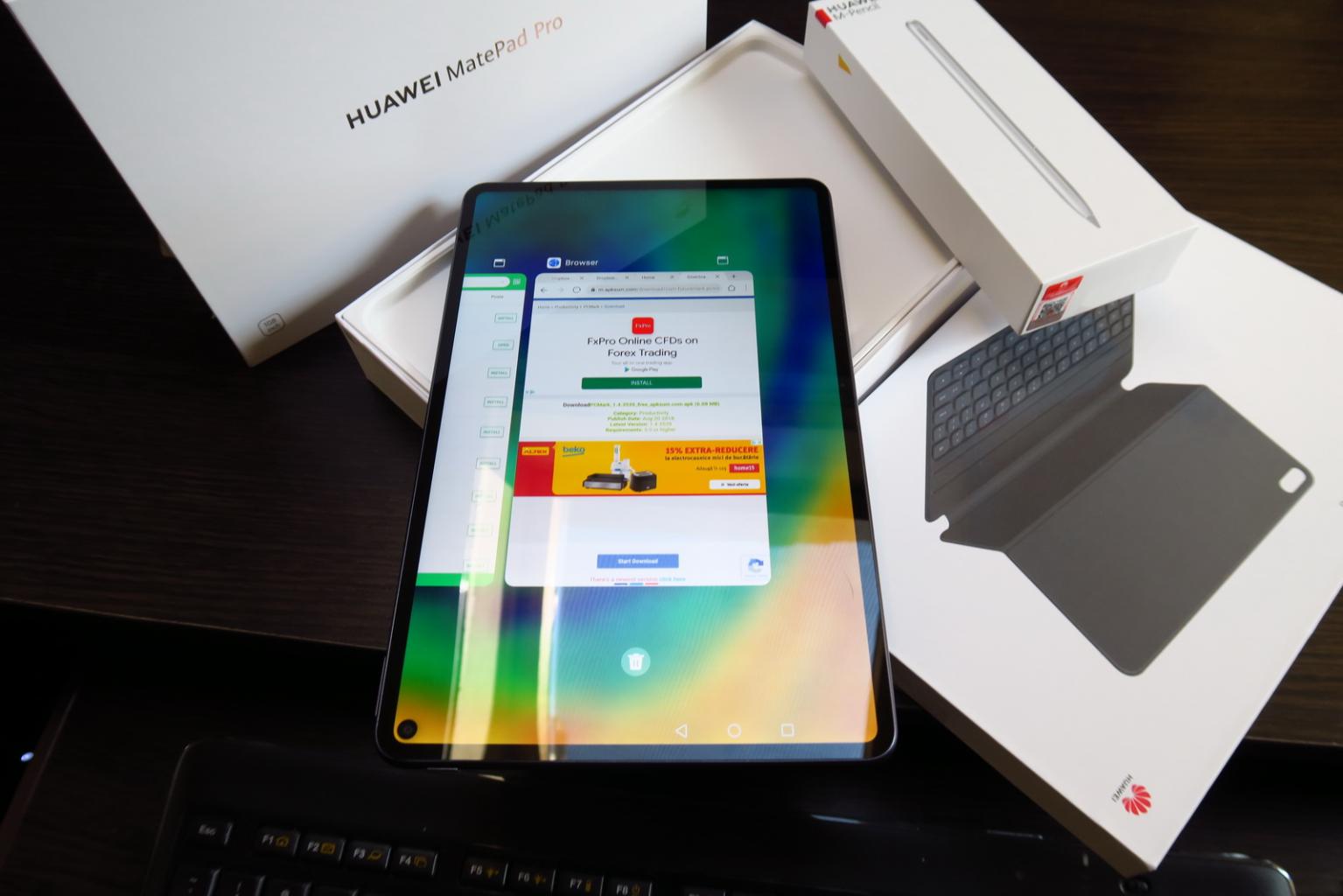 Huawei MatePad Pro: Design în sfârşit original, panou din sticlă cum nu ...